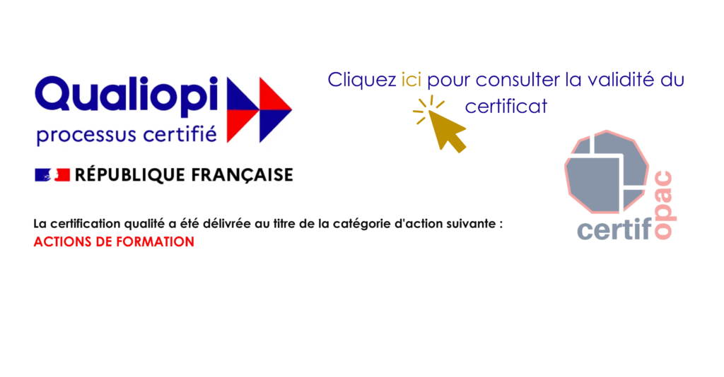 Organisme de formation QUALIOPI de la Fédération 3977 - 3977